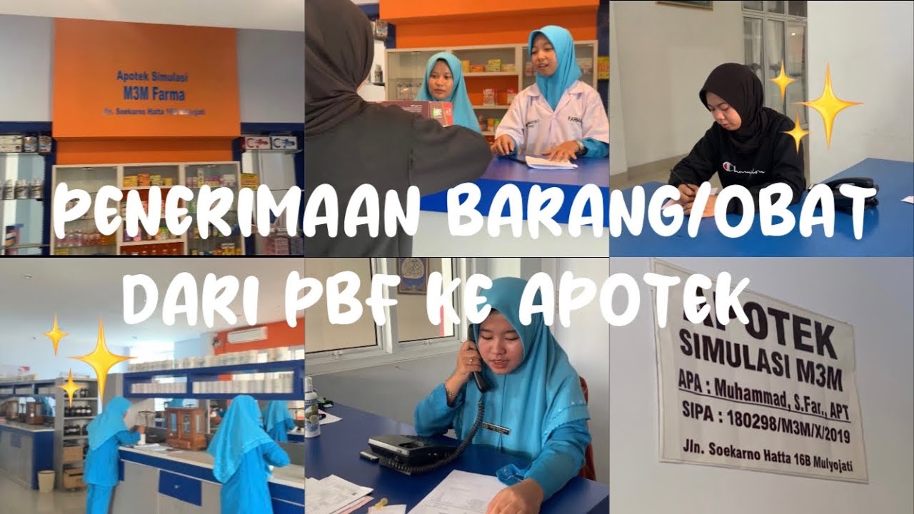 Bagaimana cara apotek menerima barang dari PBF?
