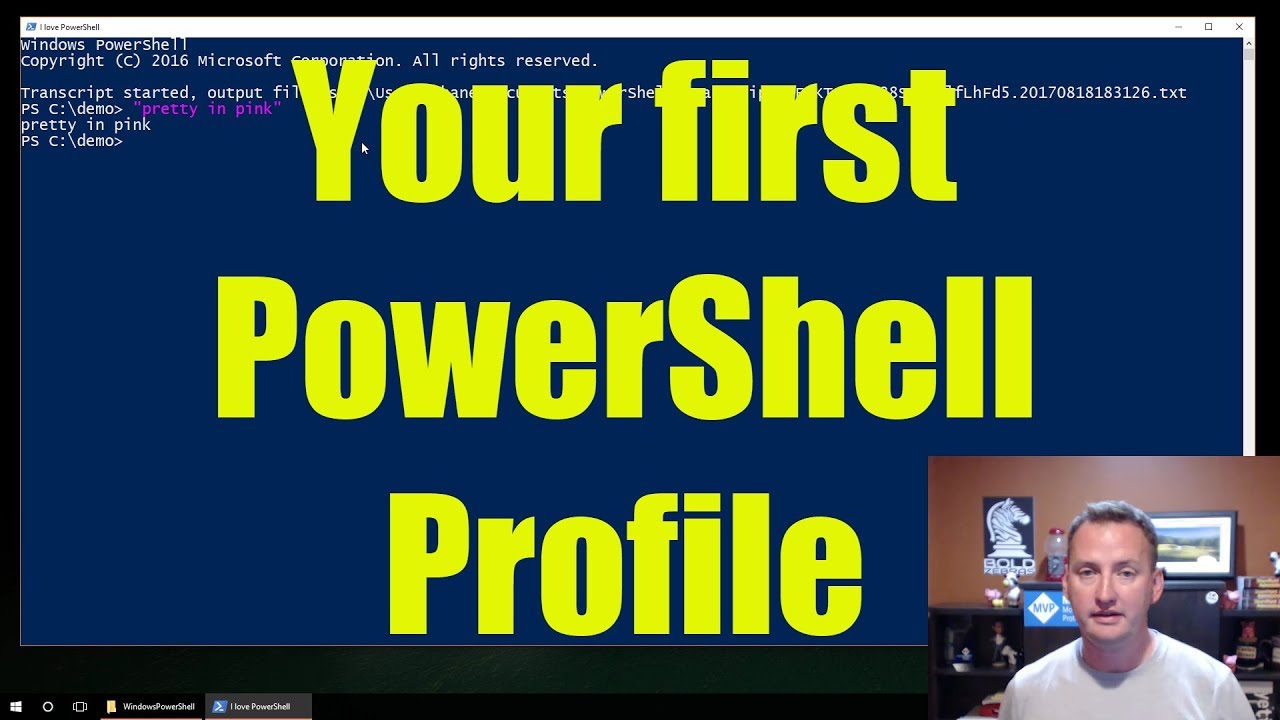 Getting started with PowerShell Profiles