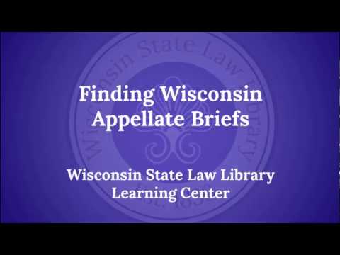 Finding Wisconsin Briefs
