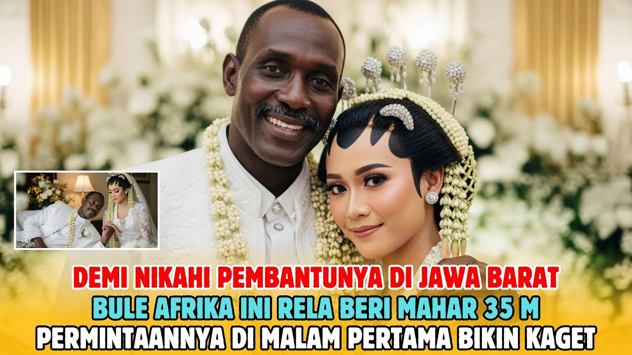A migrant worker from West Java was married to her employer with a dowry of 35 billion Rupiah. Bu...