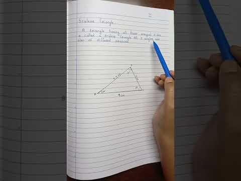 Define Scalen Triangle.