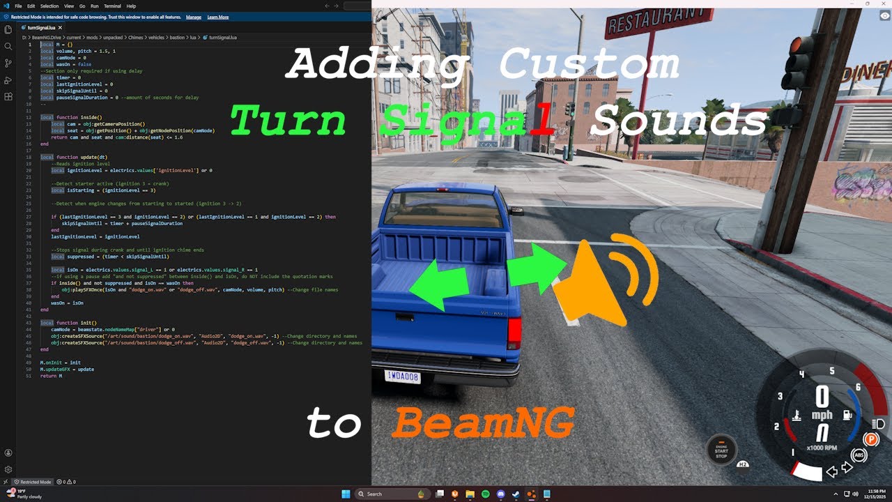 Start Up and Warning Chime Pack v2.5.2 - BeamNG.drive
