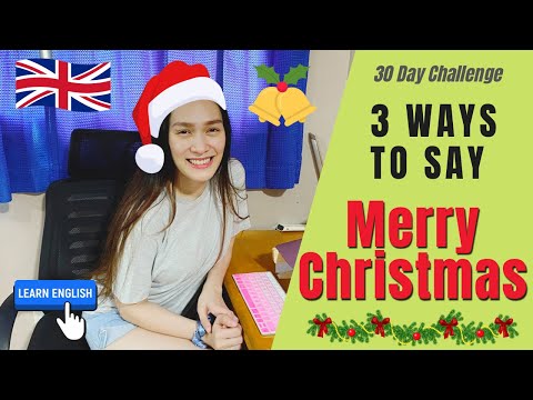 3 Ways to say MERRY CHRISTMAS in English | Learn English Easy | shishi vs english