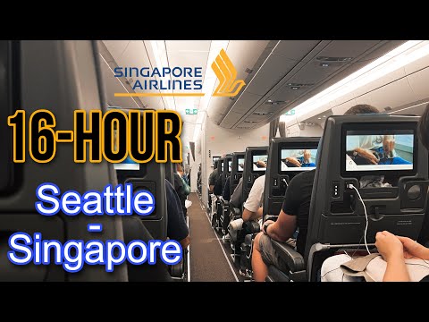16-hour Seattle to Singapore | Singapore Airlines Economy Class