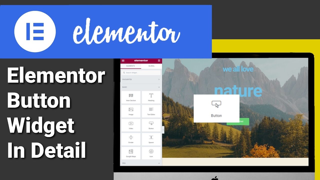 Elementor Button Widget (Beginners Tutorial 2023)