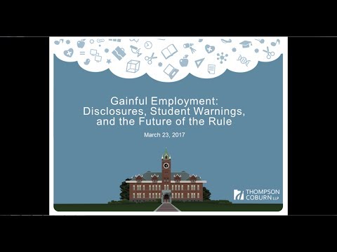 Gainful Employment Disclosures and Student Warnings