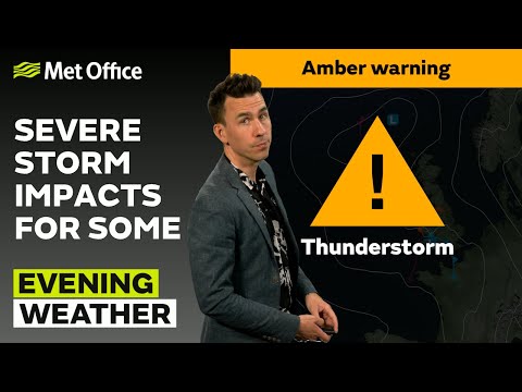13/06/2025 - Heavy rain for some, dry for others - Evening Weather Forecast UK – Met Office Weather