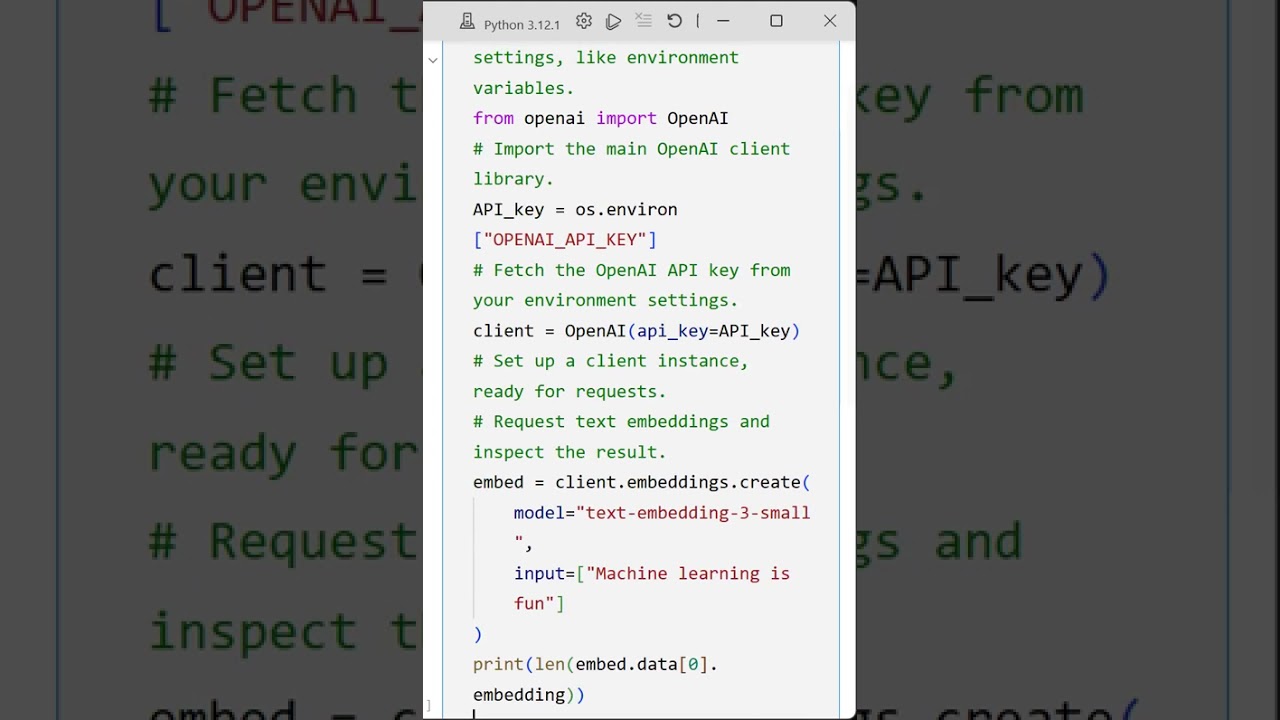 OpenAI Embeddings with Error Handling in Python