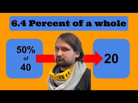 Lesson 6.4 Percent of a Whole