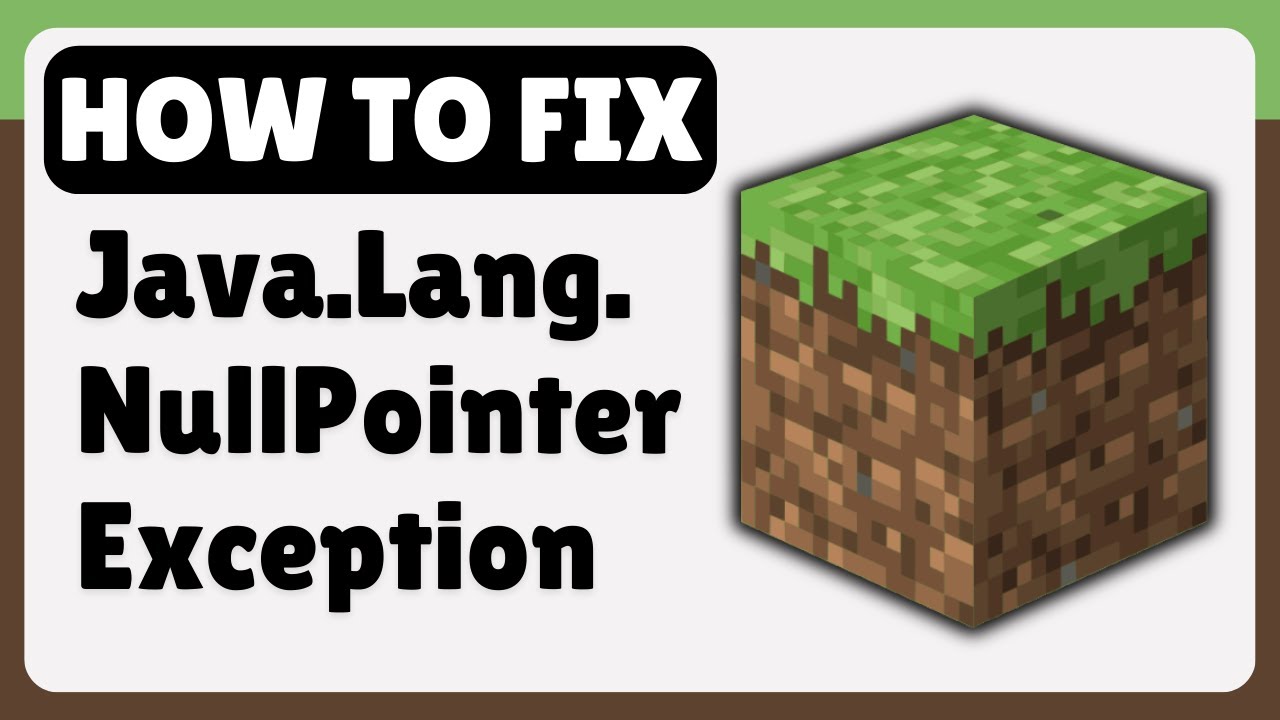 How To Fix Minecraft Java.Lang.NullPointerException (Working (2026)