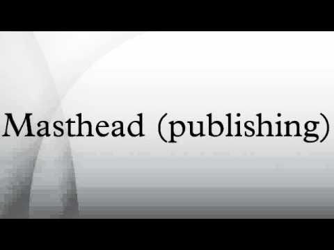 Masthead (publishing)