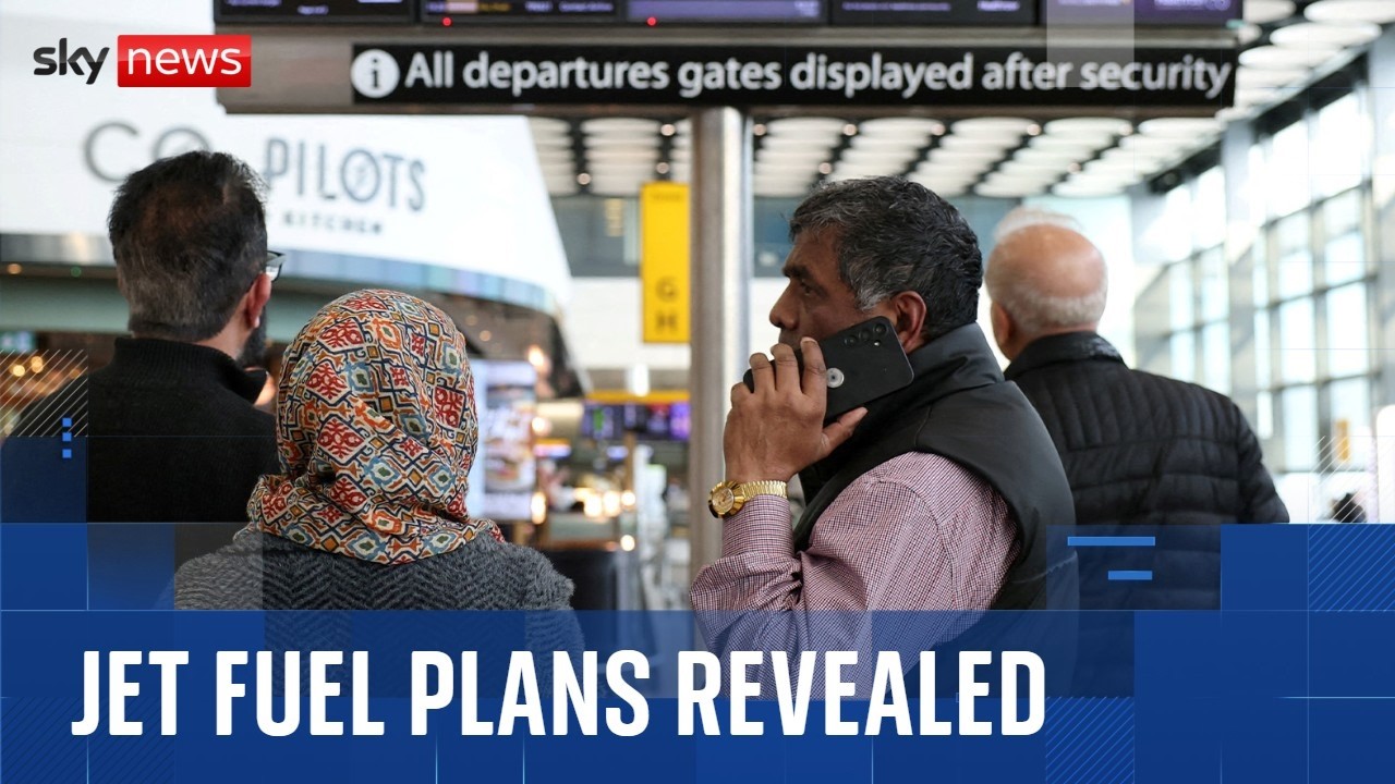 Jet fuel shortage plans revealed for holidaymakers