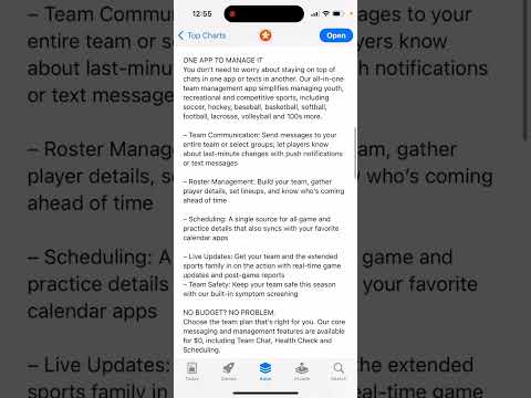 TeamSnap app - how to use