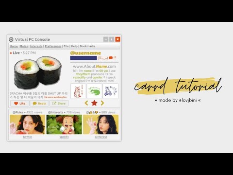 interactive carrd tutorial — © bokkiei