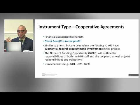 Instrument Types: Cooperative Agreements