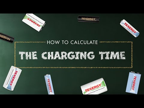 How to calculate the charge time for rechargeable AA batteries