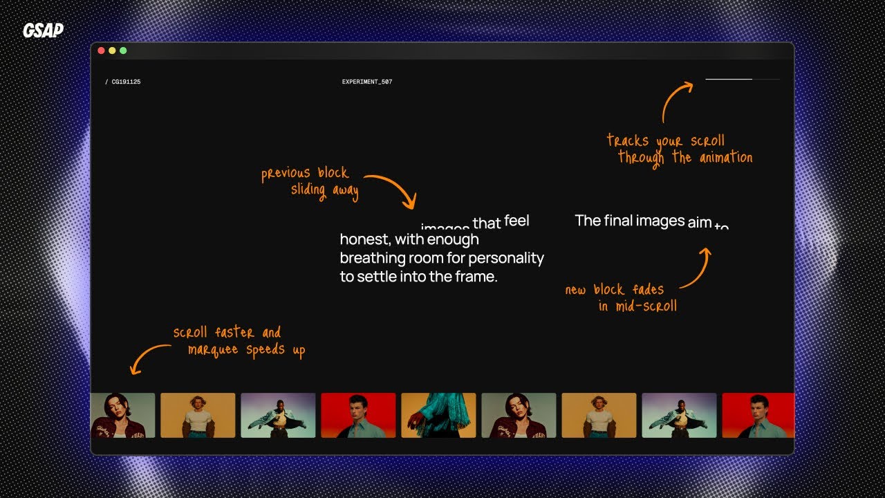 This GSAP Text Animation Shouldn’t Be This Satisfying (Even the Infinite Marquee Joins In)
