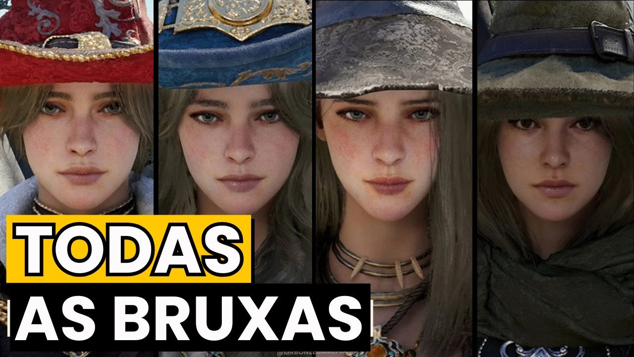 Guia Definitivo: Todas as Bruxas do Crimson Desert Reveladas