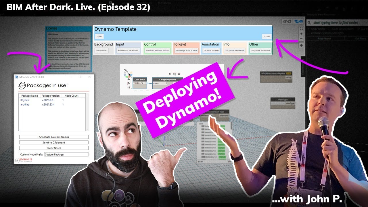 Tips for Deploying Dynamo Scripts (w/John P)