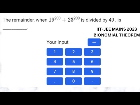 The remainder when 19^200+21^200 is divided by 49 is
