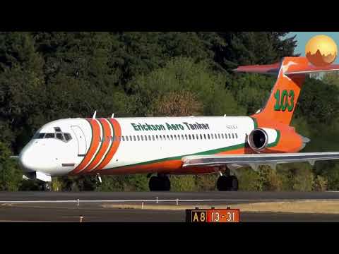➽Take Off: Aer Lingus ATR 72 600 VS Erickson Aero Tanker MD 87