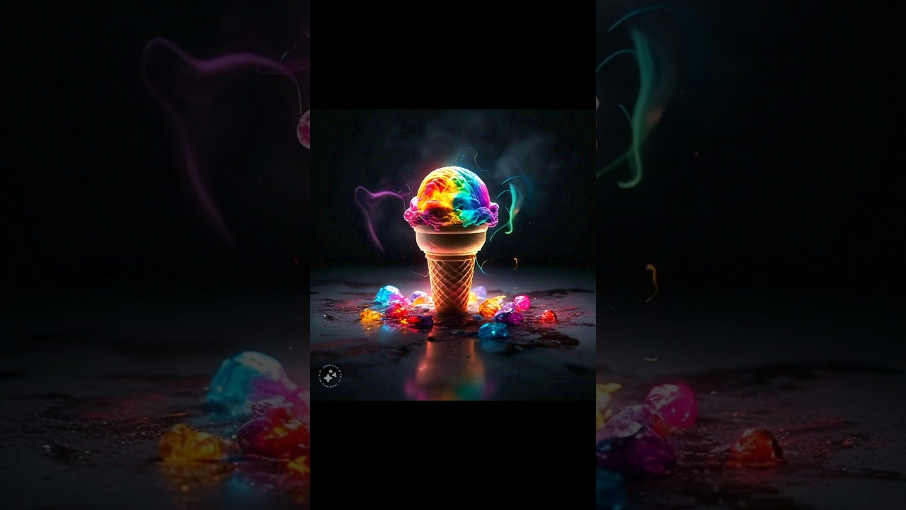 AI Images that will melt your mouth 💖💖 #AI #icecream #sweet