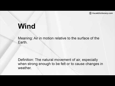 Wind Meaning