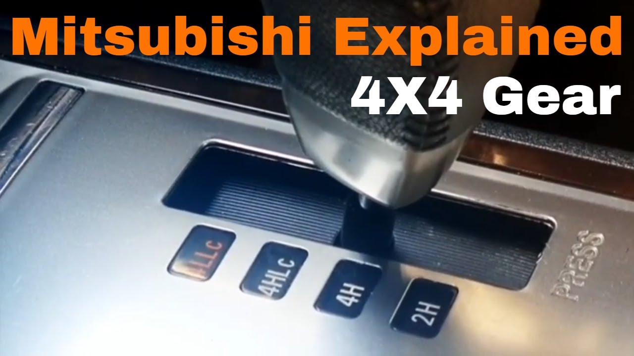 How to use Mitsubishi Super Select 4WD II [2H, 4H, 4hlc, 4llc]