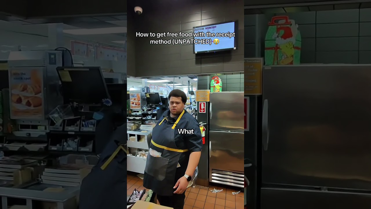 Free food method with the receipt!