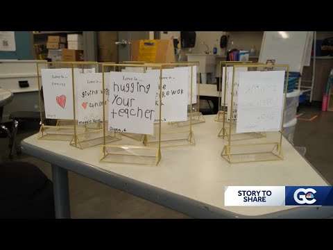 Teacher turns students' definitions of love into wedding day magic