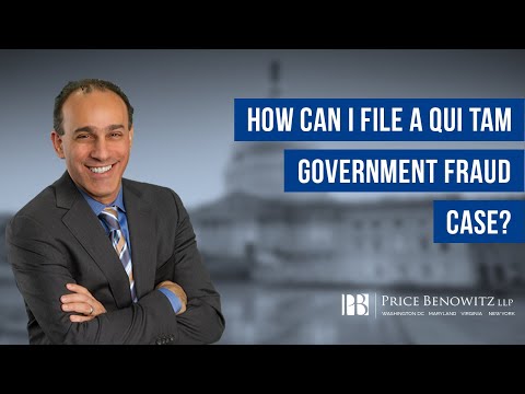 How Can I File a Qui Tam Government Fraud Case? | Tony Munter Attorney at Law