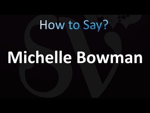 How to Pronounce Michelle Bowman (CORRECTLY!)