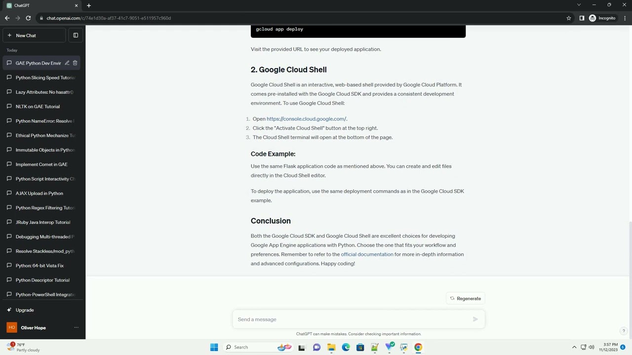 Which development environment should I use for developing Google App Engine with Python