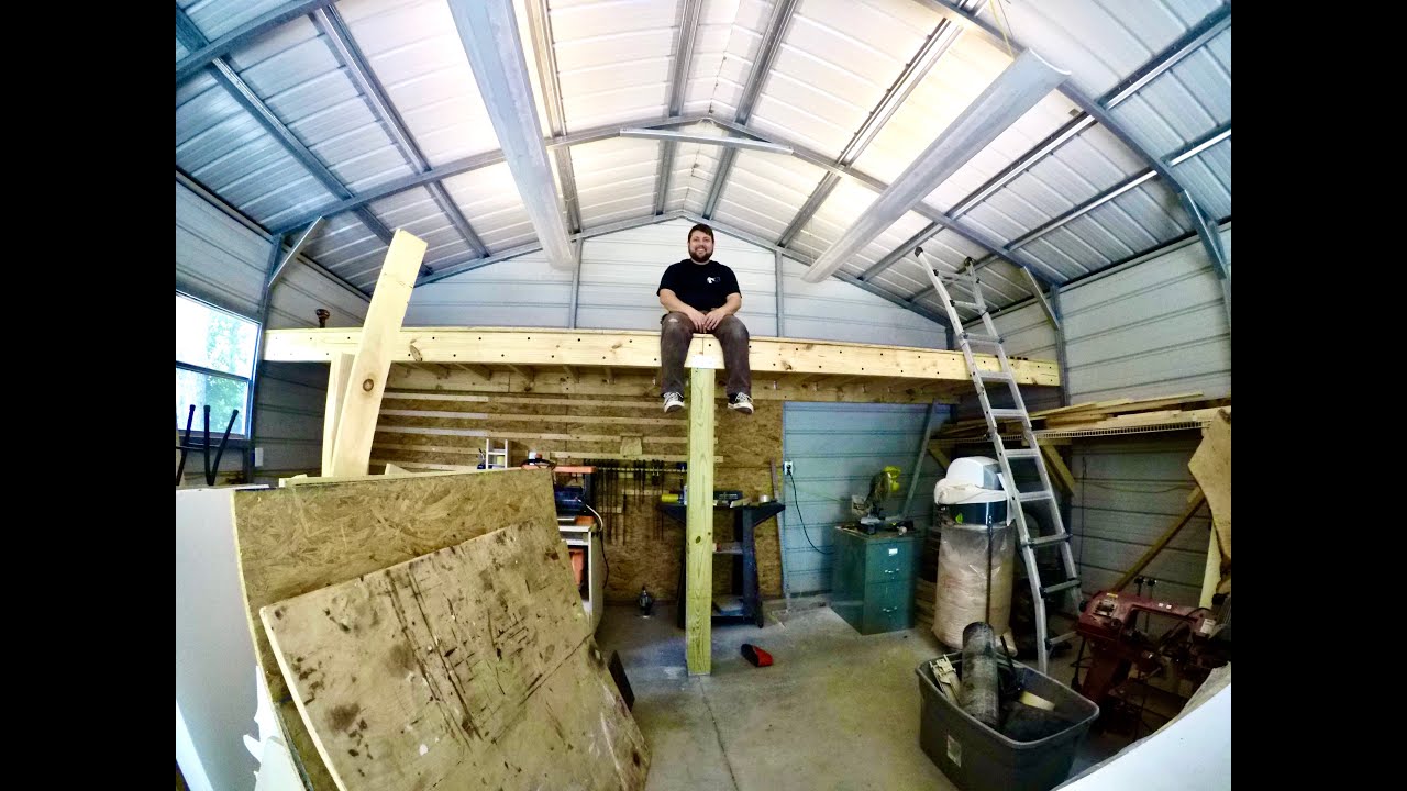 Building a materials and storage loft