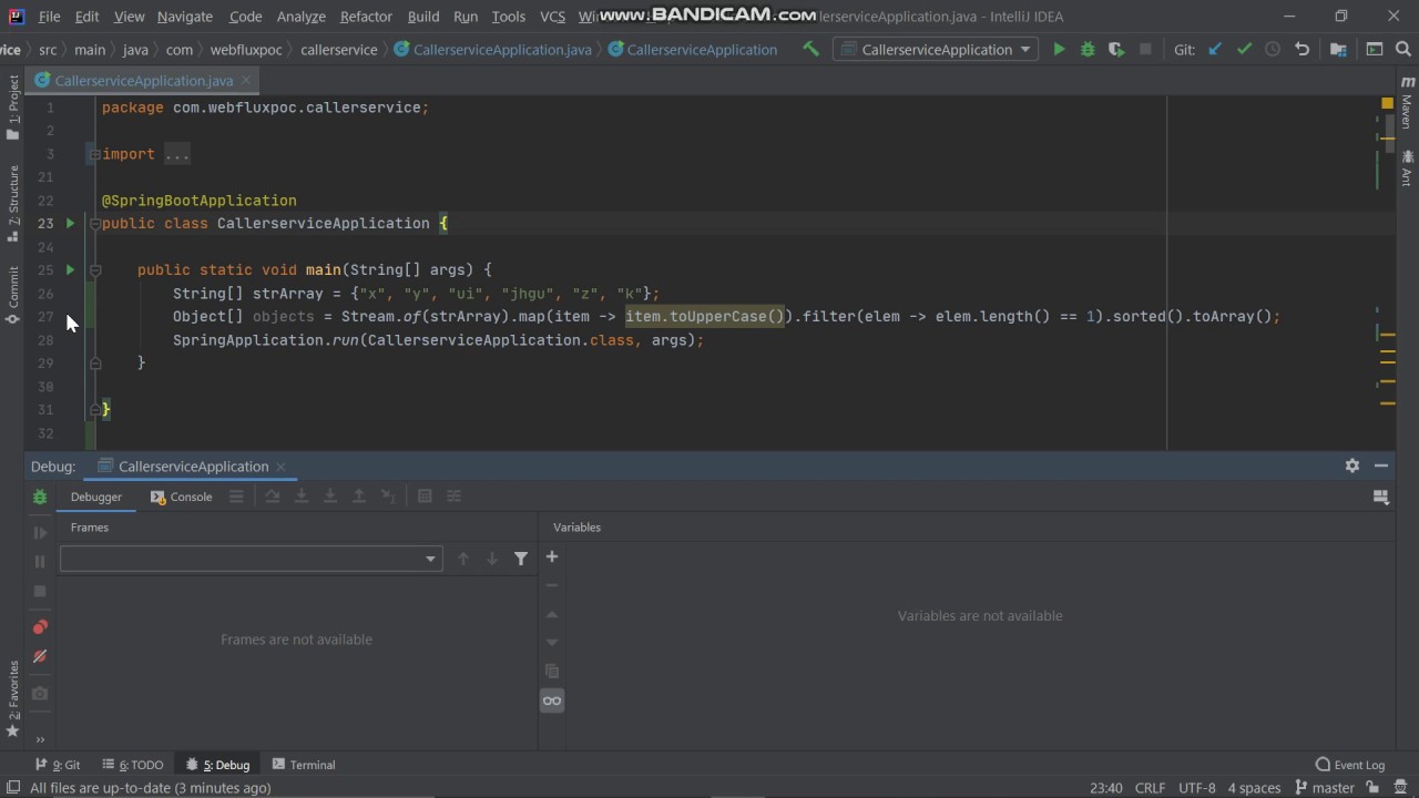 IntelliJ IDEA Debugging - Streams and Lambdas