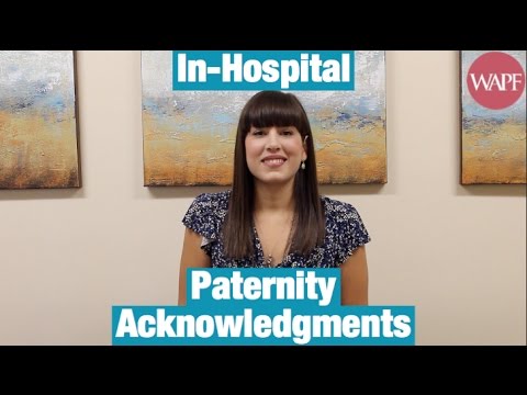 What are In-Hospital Paternity Acknowledgement Procedures?
