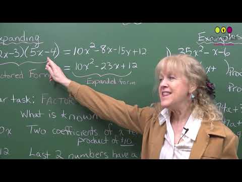 Factoring Polynomials AX Part 1 (Senior Grades)