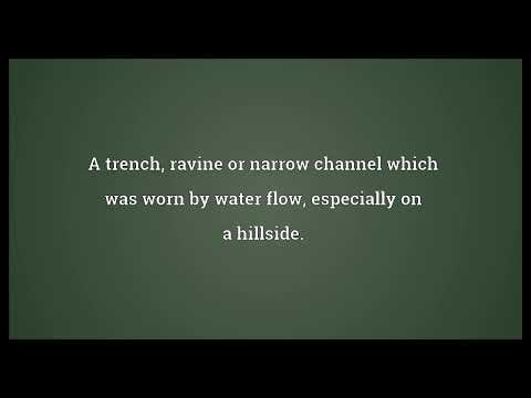 Gully Meaning