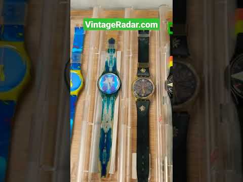 Huge Swiss Made Swatch Watch Collection | Vintage Swatch Swiss Watches for Men and Women 80s and 90s