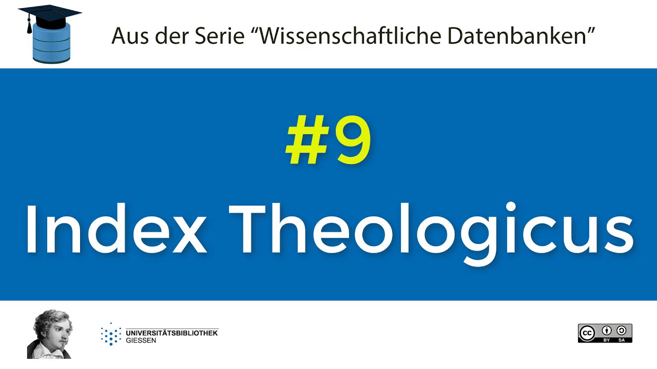 #9 - Index Theologicus (IxTheo)