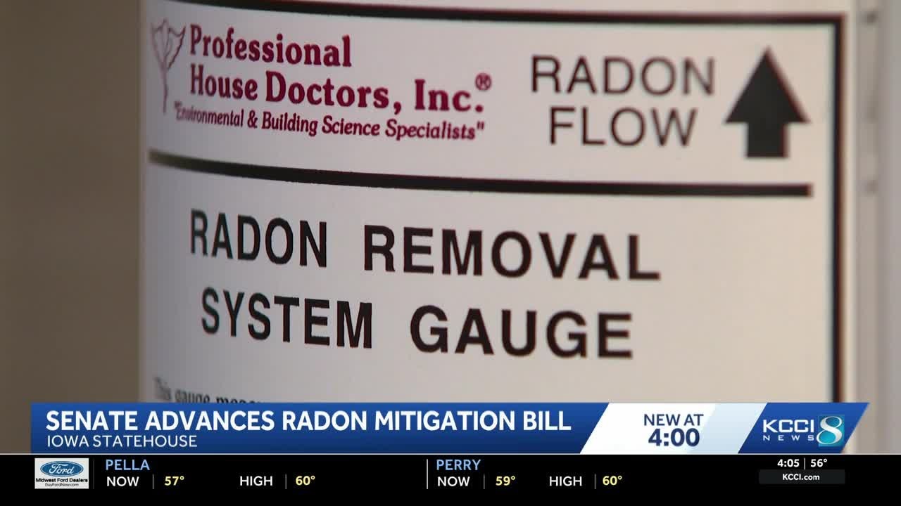 Iowa Senate approves bill to require radon mitigation systems