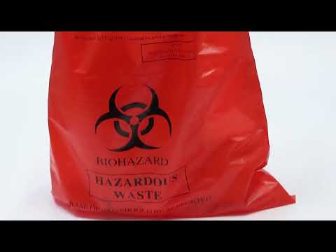 Bio hazard bags medical waste bag manufacturer
