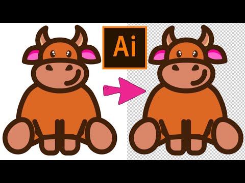 How to Remove Background in Adobe Illustrator Making it Transparent