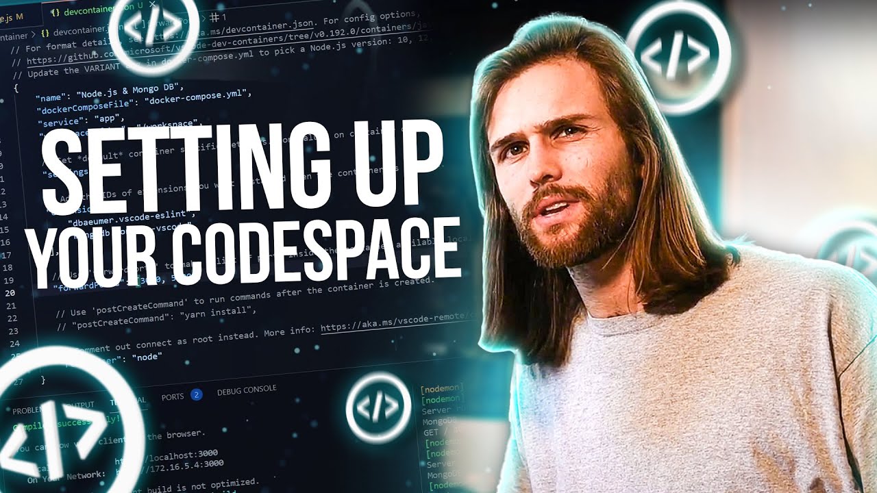 How to Setup a Node.js Project for GitHub Codespaces (& more)
