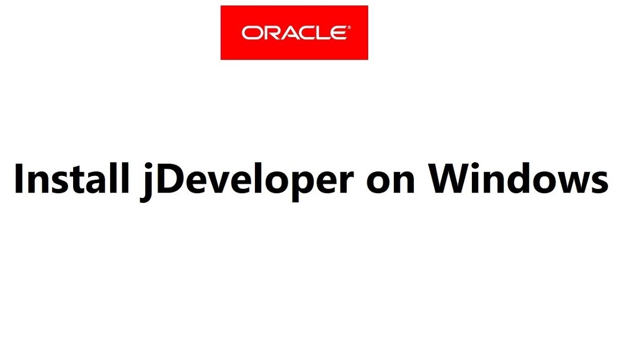 Oracle Tutorial for Beginners | How to install JDeveloper 12c