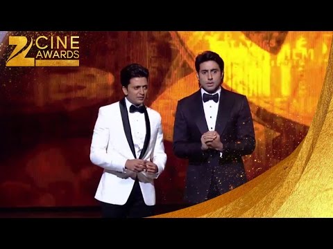 Abhishek & Riteish Funny Zee Cine Awards 2014