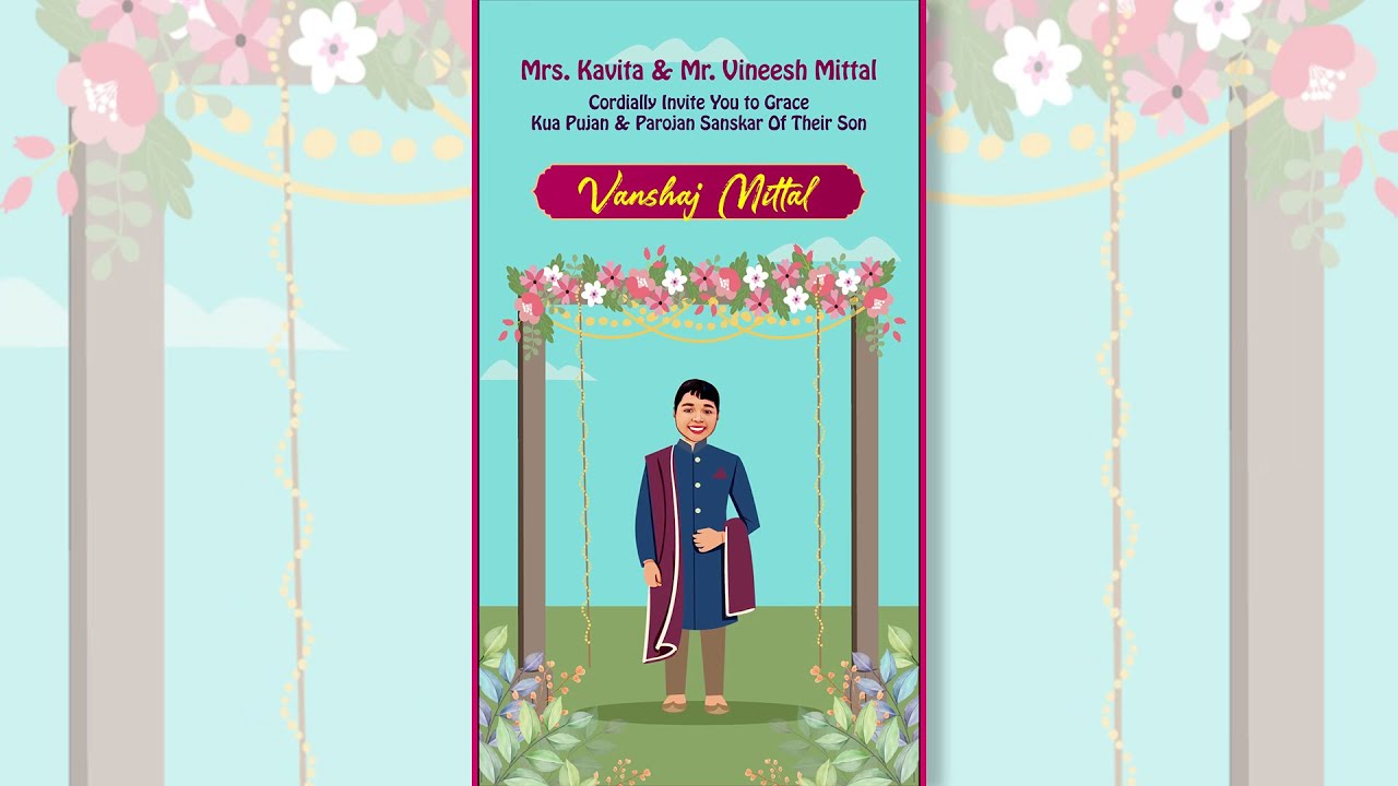 Parojan (Janoi) Invitation in  Traditional | CK The Editor