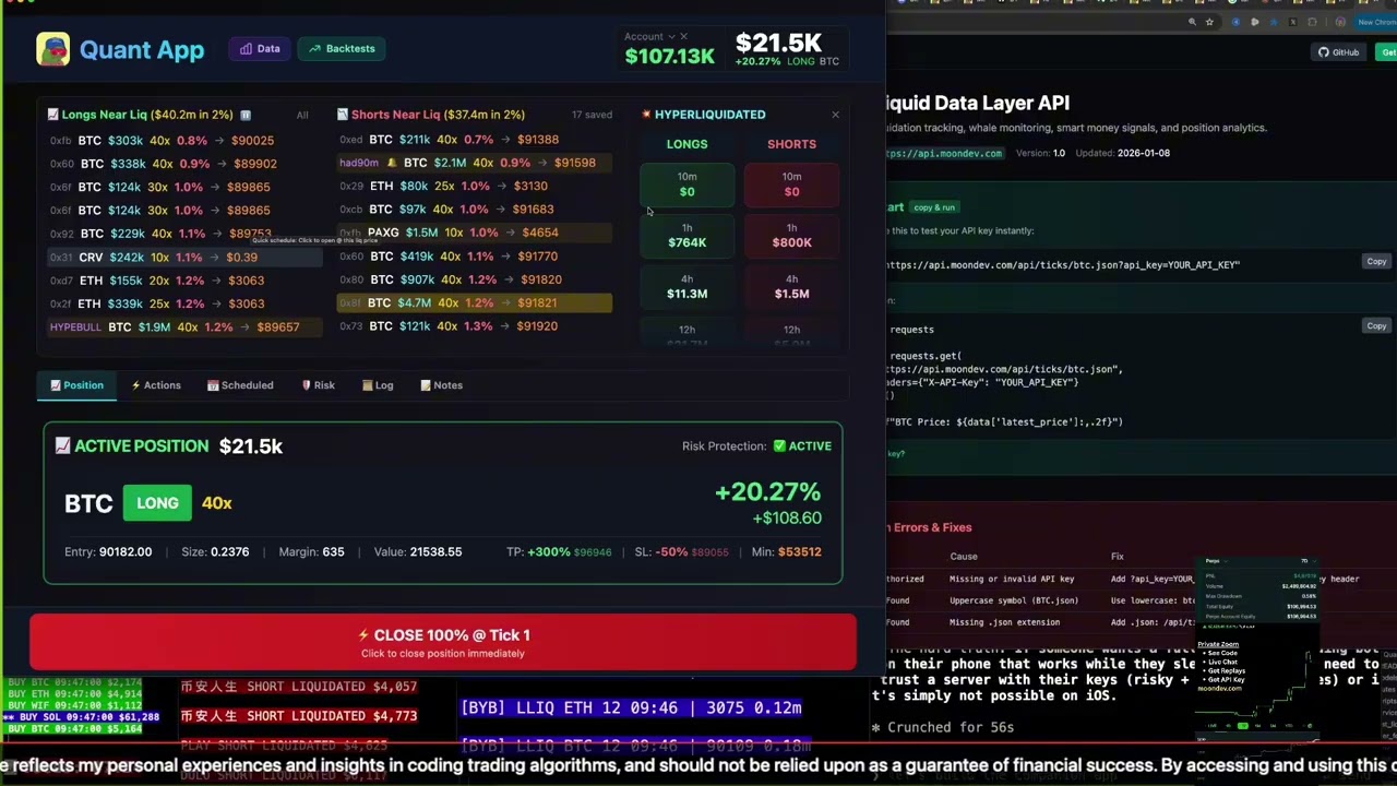 Quant App Full Step By Step Training