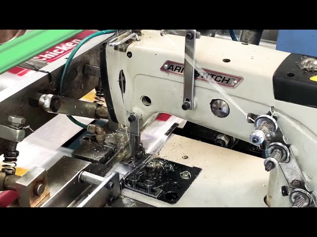 PP HDPE Woven Sack Bag Sewing Machine - Model: AS 102 HS, Double Needle ...