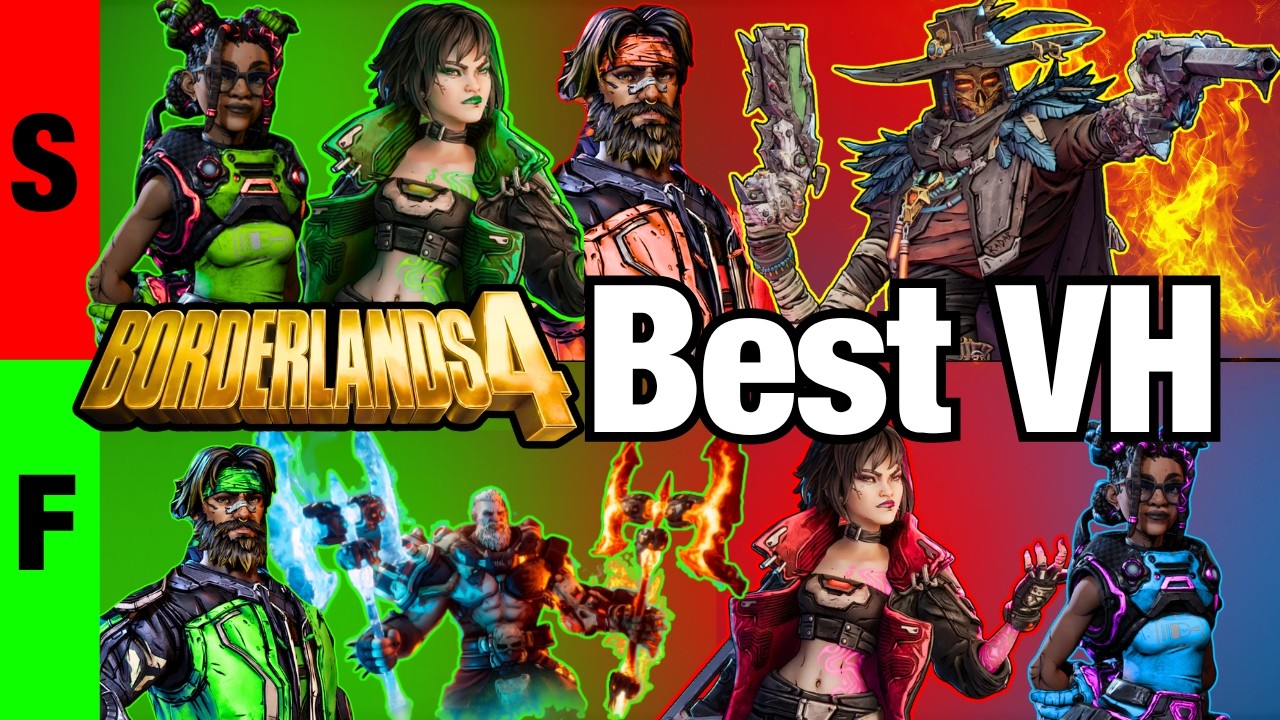 Updated STRONGEST VAULT HUNTER Tier List in Borderlands 4